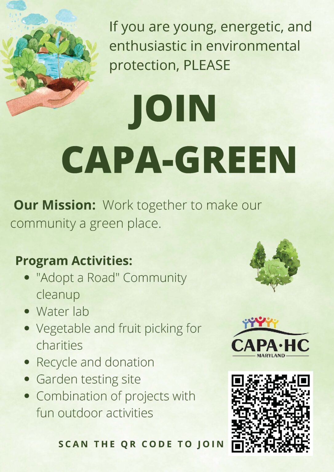 CAPA Green - Chinese American Parent Association of Howard County